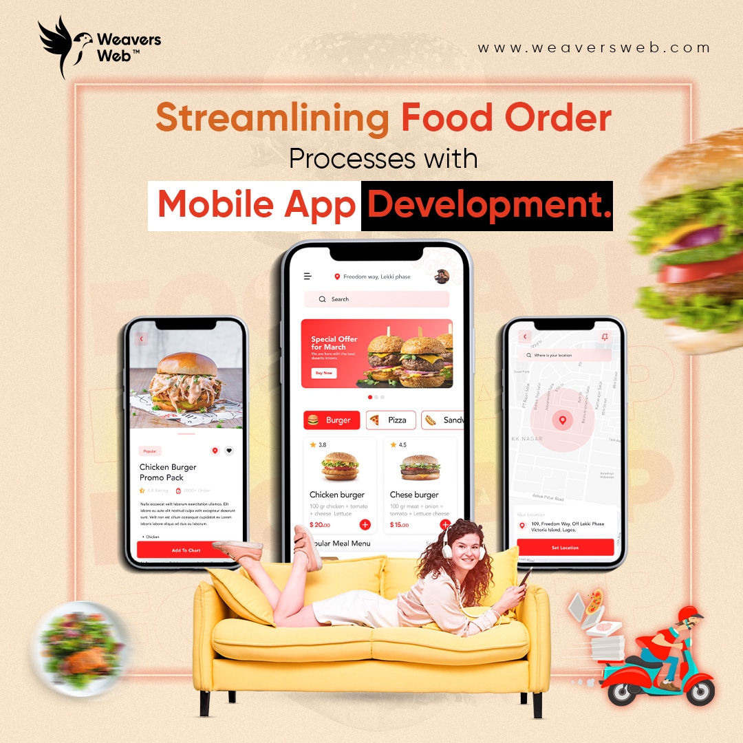 Streamlining Food Order Processes with Mobile App Development - Weavers Web Solutions